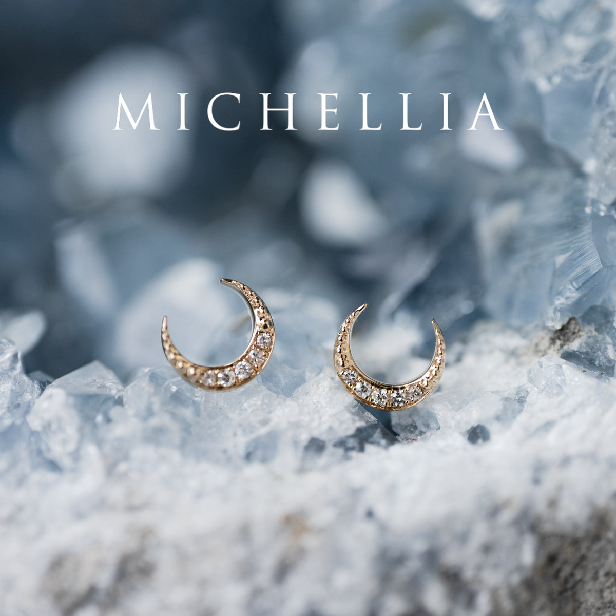 Divina | Diamond Moon and Star Earrings – Michellia Fine Jewelry