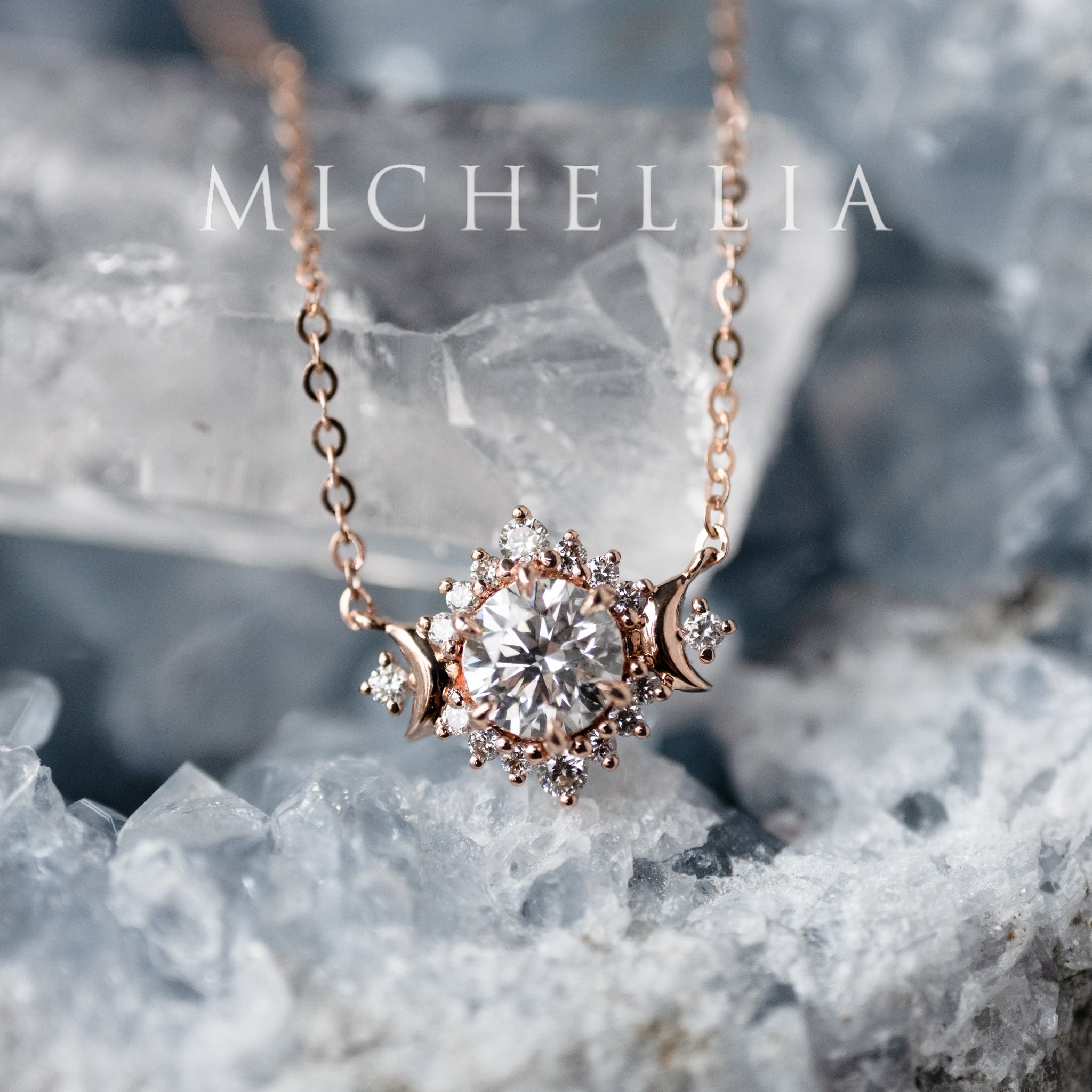 [Selene] Limited Edition Moon Goddess IGI Certified Diamond Necklace ...