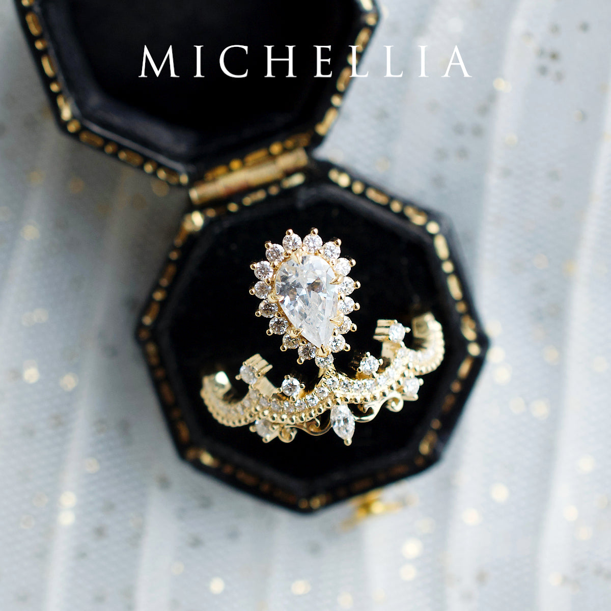 Angelique | Venetian Angel Engagement Ring in Diamond / Moissanite ...