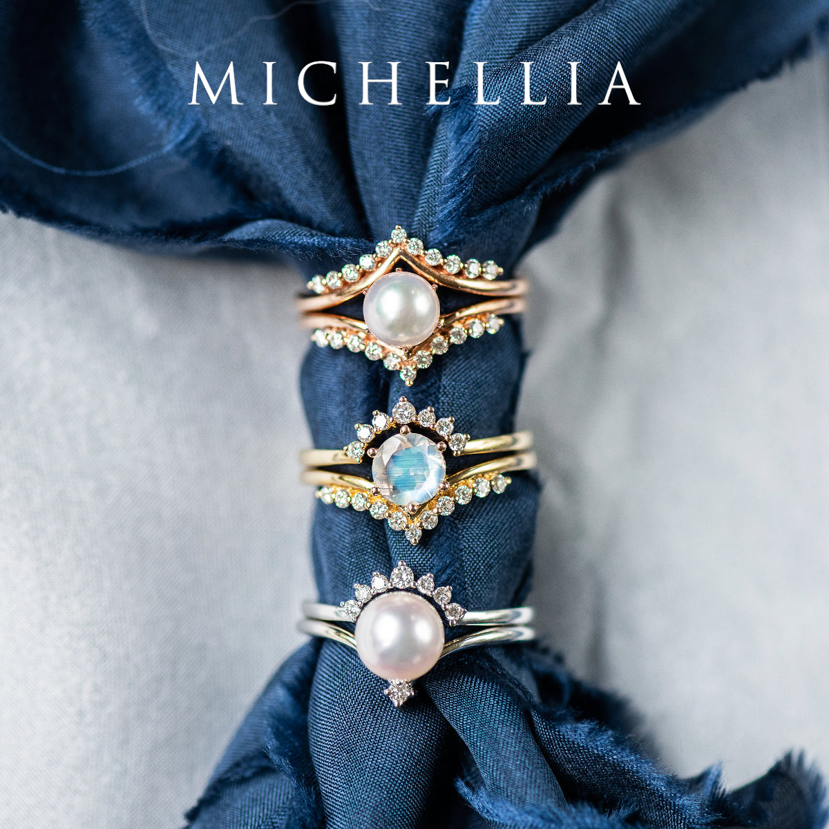 Diane | Moonwake Ring in Opal – Michellia Fine Jewelry