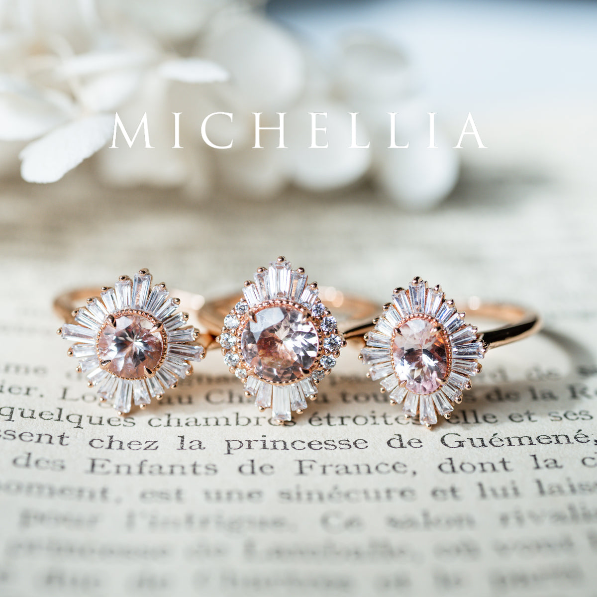 Georgiana | Vintage Deco Duchess Ring in Moonstone – Michellia Fine Jewelry