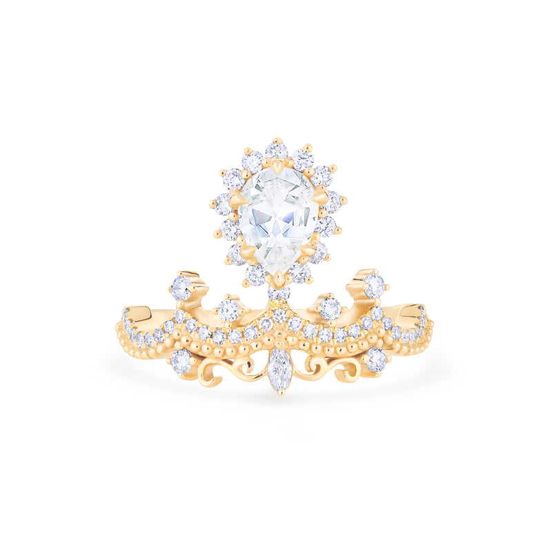 Angelique | Venetian Angel Engagement Ring in Diamond / Moissanite ...