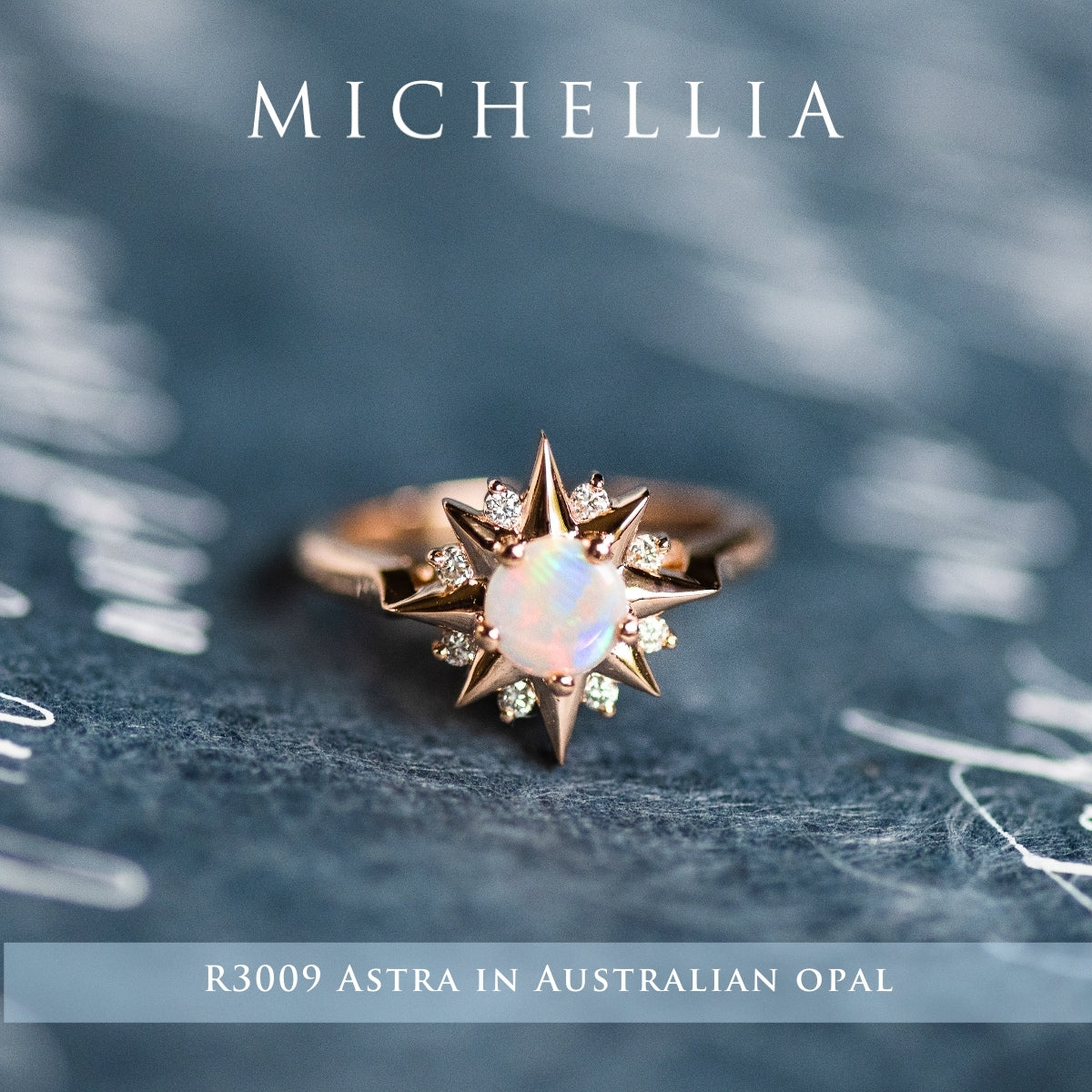 Astra | Starlight Ring in Opal – Michellia Fine Jewelry